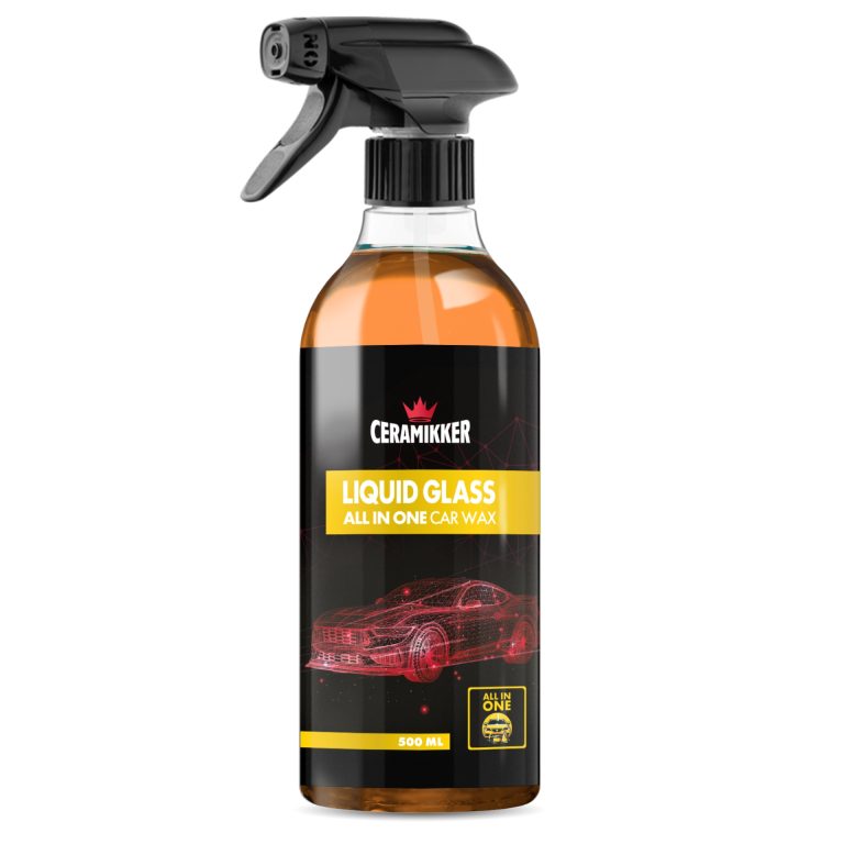 CERAMIKKER Liquid Glass - płynne szkło na auto powłoka hydrofobowa ...